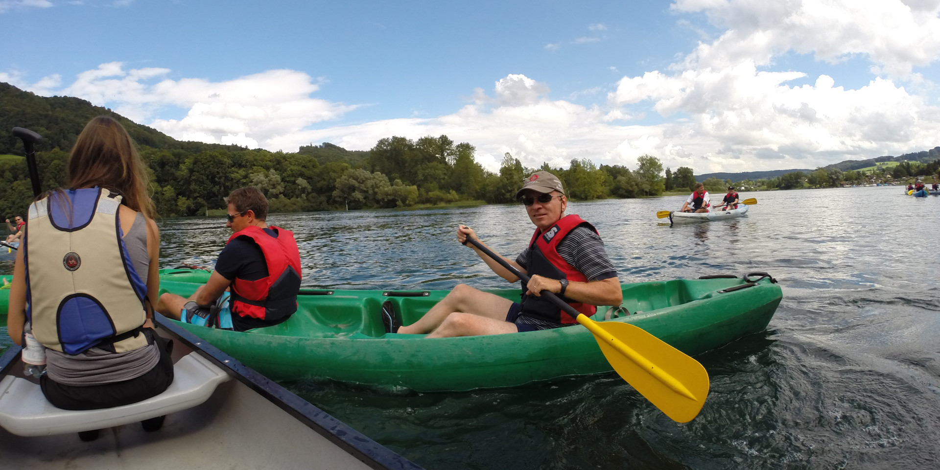 Kanutour Rheinfall → Rheinau / Eglisau • Kanuverleih Schweiz